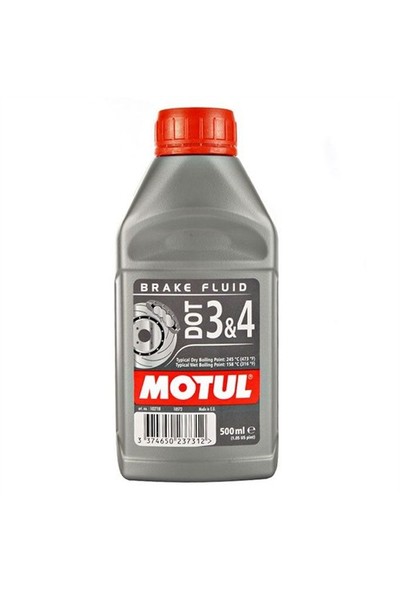 Motul DOT 3&4 Fren Hidroliği 0.5 Litre