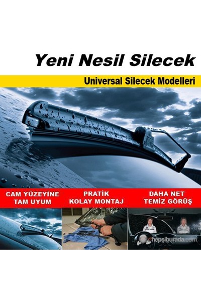 Silecek Süpürgesi Universal Muz Tip 550 mm 39395