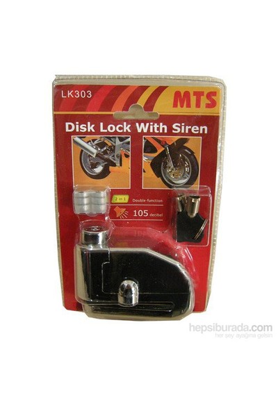 MTS Alarmlı Disk Kilidi
