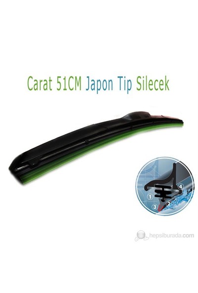 Carat 51Cm Japon Tip Silecek Carat 51Cm Japon Tip Silecek