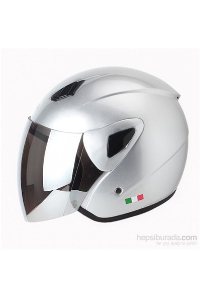 Sway 706 Open Face ECER Sertifikalı Gri Kask Sway 706 Open Face ECER Sertifikalı Gri Kask