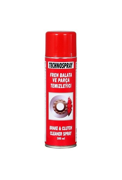 Technospray Fren Balata ve Parça Temizleyici Spreyi 500ml Technospray Fren Balata ve Parça Temizleyici Spreyi 500ml
