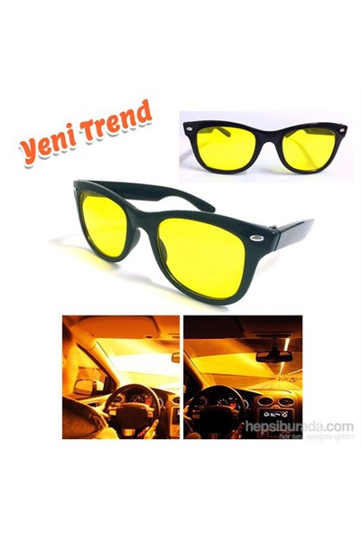 AutoCet 5 in 1 Anti Far GECE Sürüş Gözlüğü 0101a