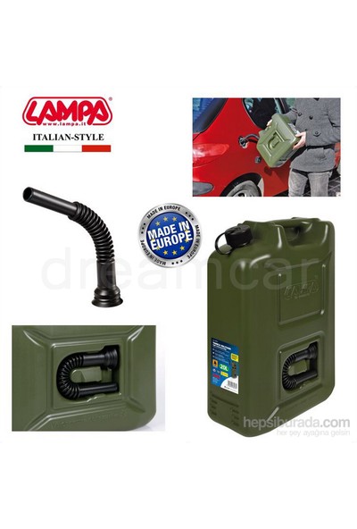 Lampa Jerry-Can Askeri Plastik Benzin Bidonu 20 L 66976 Lampa Jerry-Can Askeri Plastik Benzin Bidonu 20 L 66976