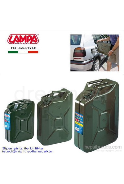 Lampa Jerry-Can Askeri Metal Benzin Bidonu 5 L 67002 Lampa Jerry-Can Askeri Metal Benzin Bidonu 5 L 67002