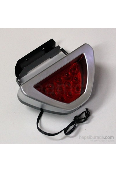 Dreamcar Gri F1 Style Kırmızı Flash Patlayan Stop Lamba