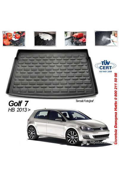 Automix Volkswagen Golf 7 Hb Bagaj Havuzu Paspası 2013-> Sonrası Automix Volkswagen Golf 7 Hb Bagaj Havuzu Paspası 2013-> Sonrası