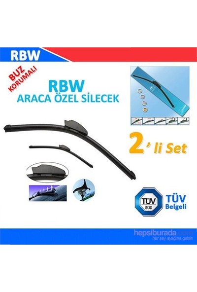 Rbw Renault Megane 3 Araca Özel Silecek Süpürgesi (SAĞ/SOL 2'li Set )