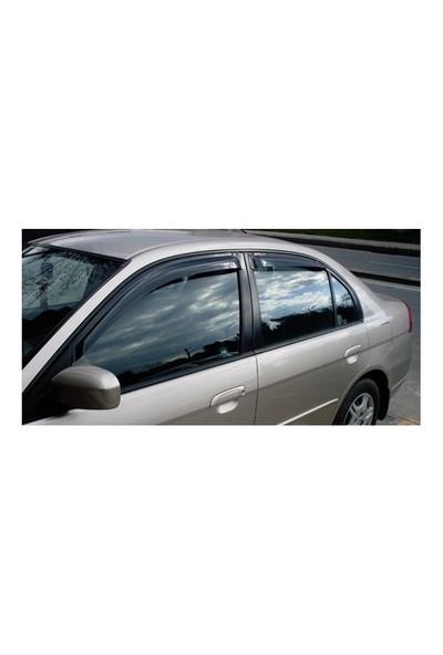 Z tech Honda Civic 2001-2005 Arası Ön/Arka Cam Rüzgarlığı Seti Z tech Honda Civic 2001-2005 Arası Ön/Arka Cam Rüzgarlığı Seti