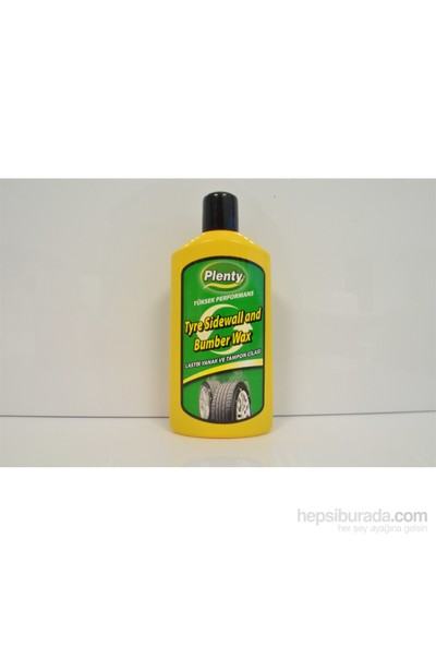 Plenty Yüksek Performans Lastik Yanak ve Tampon Cilası, 250ml Plenty Yüksek Performans Lastik Yanak ve Tampon Cilası, 250ml