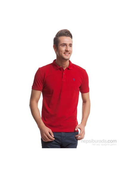 U.S. Polo Assn. Erkek Kırmızı Polo Tişört