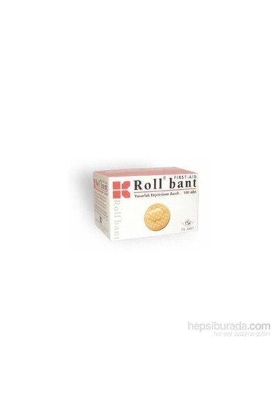 Roll Bant First Aid Yuvarlak Enjeksiyon Bandı 100 Adet Roll Bant First Aid Yuvarlak Enjeksiyon Bandı 100 Adet
