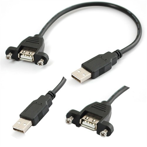 Ti-Mesh Usb 2.0 A Female Socket Panel Mount To Usb A Male Fiyatı