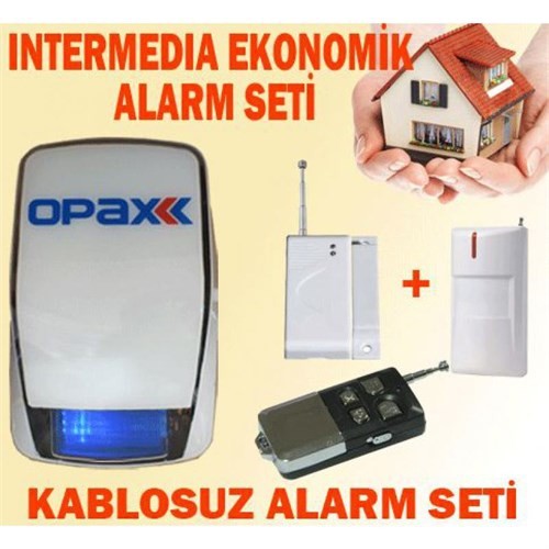 Opax Bgr-877 Intermedia Kablosuz Alarm Seti Fiyatı