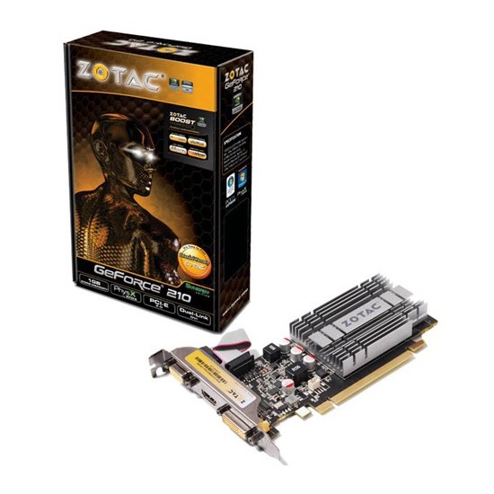 Zotac Nvidia GF 210 Synergy 1GB 64Bit DDR2 (DX10.1) PCI-E Fiyatı