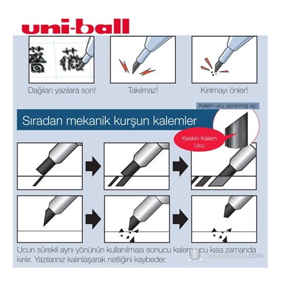 Uni Versatil Kalem Kuru Toga T M5-450T 0.5 Yeşil Fiyatı