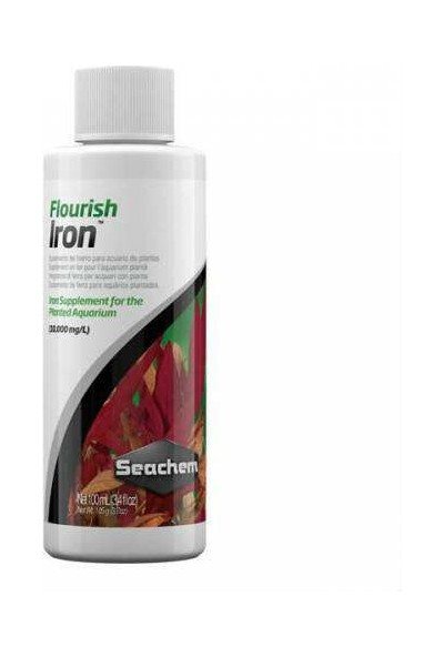 Seachem Flourish Iron 100ML - Bitki Gübresi Seachem Flourish Iron 100ML - Bitki Gübresi