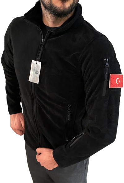 Silyon Askeri Giyim Taktik Polar Mont 5 Cepli Siyah Silyon Askeri Giyim Taktik Polar Mont 5 Cepli Siyah