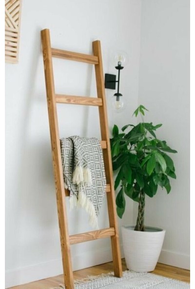 Talas Tozu Ahşap Dekoratif Merdiven 160 x 45 cm Talas Tozu Ahşap Dekoratif Merdiven 160 x 45 cm
