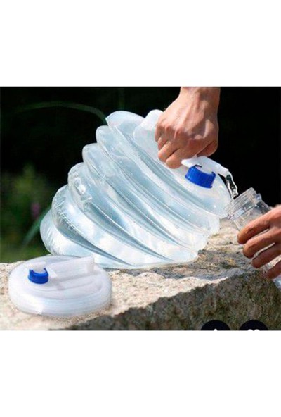 Easyso Musluklu Katlanabilir Su Bidonu 10 Litre Akordiyon Easyso Musluklu Katlanabilir Su Bidonu 10 Litre Akordiyon