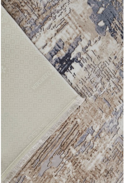 Jassrug Kaymaz Taban Halı Püsküllü 150X233 Sandro Gri