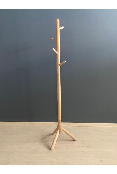 Web Kapında Ayaklı Ahşap Askılık