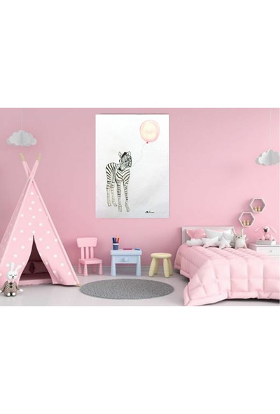 Home In Joy Yağlı Boya El Yapımı Tablo Bebek Odası 50CMX53CM Home In Joy Yağlı Boya El Yapımı Tablo Bebek Odası 50CMX53CM
