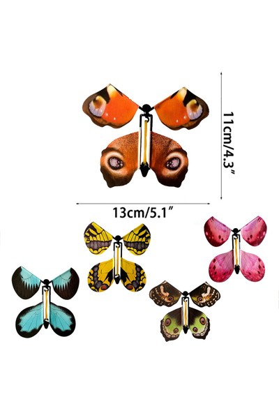 Pasifix Sihirli Uçan Kelebek Lastik Bant Powered Kelebek (Yurt Dışından) Pasifix Sihirli Uçan Kelebek Lastik Bant Powered Kelebek (Yurt Dışından)