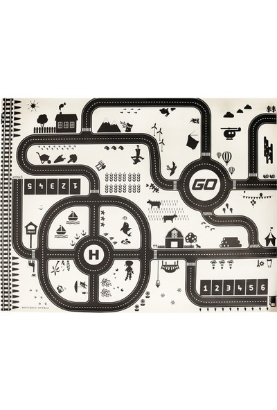 Pasifix Çocuklar Için Yol Haritası Oyunu ve Trafik Işaretleri (Yurt Dışından)