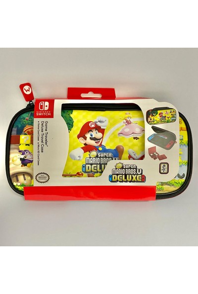 Nintendo Switch Game Traveler Deluxe Çanta Mario Bros U Deluxe Edition Nintendo Switch Game Traveler Deluxe Çanta Mario Bros U Deluxe Edition