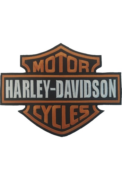 Sim Nakış Harley Davidson Motor Nakış Işleme Arma Patch Peç Yama 8 × 10,5 cm