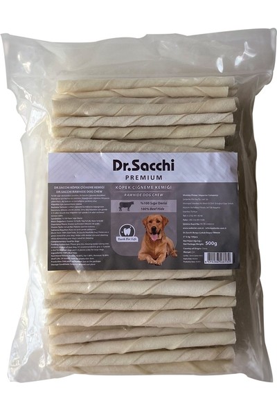 Dr.Sacchi Sütlü Burgu Çubuk 100'Lü 5'' 6gr Dr.Sacchi Sütlü Burgu Çubuk 100'Lü 5'' 6gr