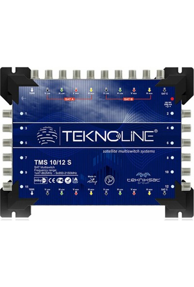 TEKNOLINE 10X12 SONLU MULTISWITCH UYDU DAĞITIM SANTRALI TEKNOLINE 10X12 SONLU MULTISWITCH UYDU DAĞITIM SANTRALI