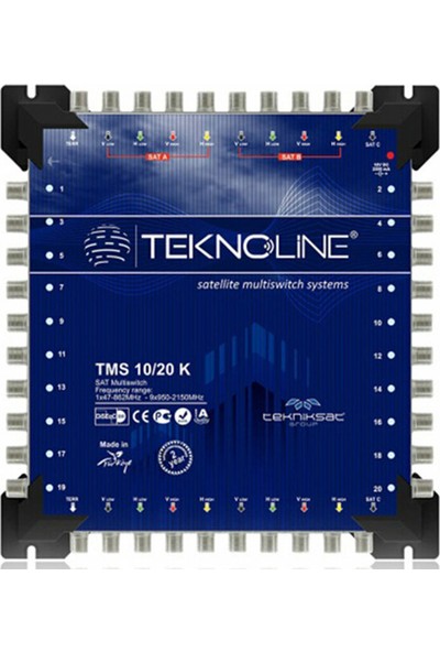 TEKNOLINE 10X20 KASKATLI MULTISWITCH UYDU DAĞITIM SANTRALI TEKNOLINE 10X20 KASKATLI MULTISWITCH UYDU DAĞITIM SANTRALI