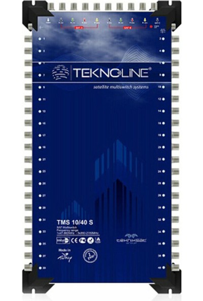 TEKNOLINE 10X40 SONLU MULTISWITCH UYDU DAĞITIM SANTRALI TEKNOLINE 10X40 SONLU MULTISWITCH UYDU DAĞITIM SANTRALI