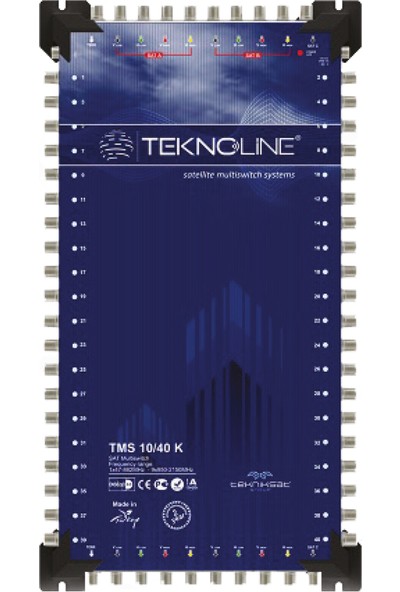 TEKNOLINE 10X40 KASKATLI MULTISWITCH UYDU DAĞITIM SANTRALI TEKNOLINE 10X40 KASKATLI MULTISWITCH UYDU DAĞITIM SANTRALI