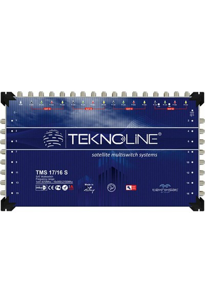 TEKNOLINE 17X16 SONLU MULTISWITCH UYDU DAĞITIM SANTRALI