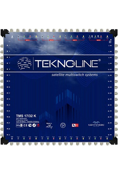 TEKNOLINE 17X32 KASKATLI MULTISWITCH UYDU DAĞITIM SANTRALI
