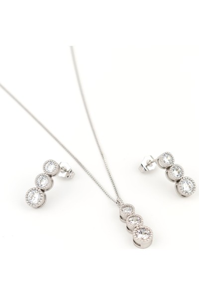 Uslada Bijoux House Tria Pırlanta Modeli Set