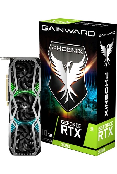 Gainward RTX3080 Phoenıx 10GB 384 Bit V1 Ekran Kartı NED3080019IA-132AX Gainward RTX3080 Phoenıx 10GB 384 Bit V1 Ekran Kartı NED3080019IA-132AX
