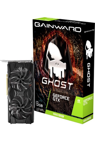 Gainward GTX1660SUPER Ghost 6gb 192BIT Ekran Kartı NE6166S018J9-1160X-1 Gainward GTX1660SUPER Ghost 6gb 192BIT Ekran Kartı NE6166S018J9-1160X-1