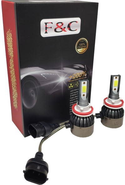 Fc Led Xenon H11 Far Ampul 6500K Beyaz Fc Led Xenon H11 Far Ampul 6500K Beyaz