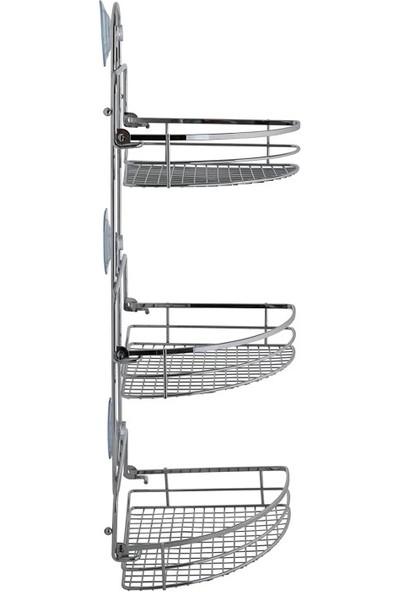 Axentia Top Star Katlanabilir 3 Katlı Banyo Rafı