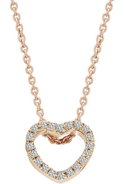 Sirius Pırlanta Kalp Kolye