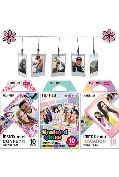 Fujifilm Instax Özel Film Seti 3'lü