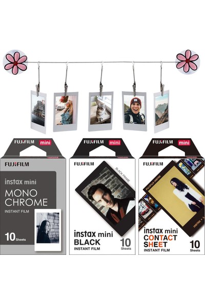 Fujifilm Instax Özel Film Seti 3'lü