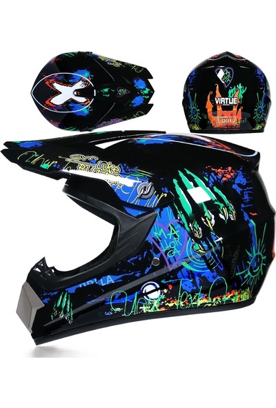 Virtue Motosiklet Kaskı-16-S (Yurt Dışından)