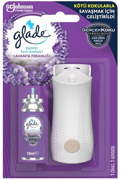 Glade Banyo Cihaz ve Yedek Lavanta, 10 ml Glade Banyo Cihaz ve Yedek Lavanta, 10 ml