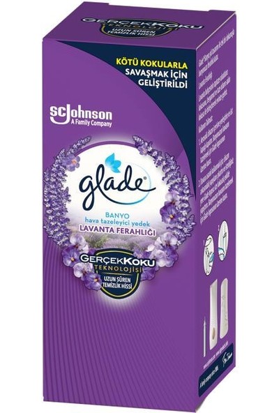 Glade Banyo Hava Tazeleyici Yedek Lavanta Ferahlığı, 10 ml