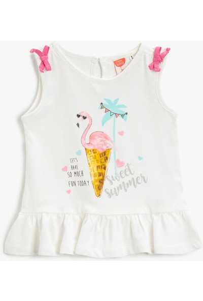 Koton Kids Baskili Atlet Pamuklu